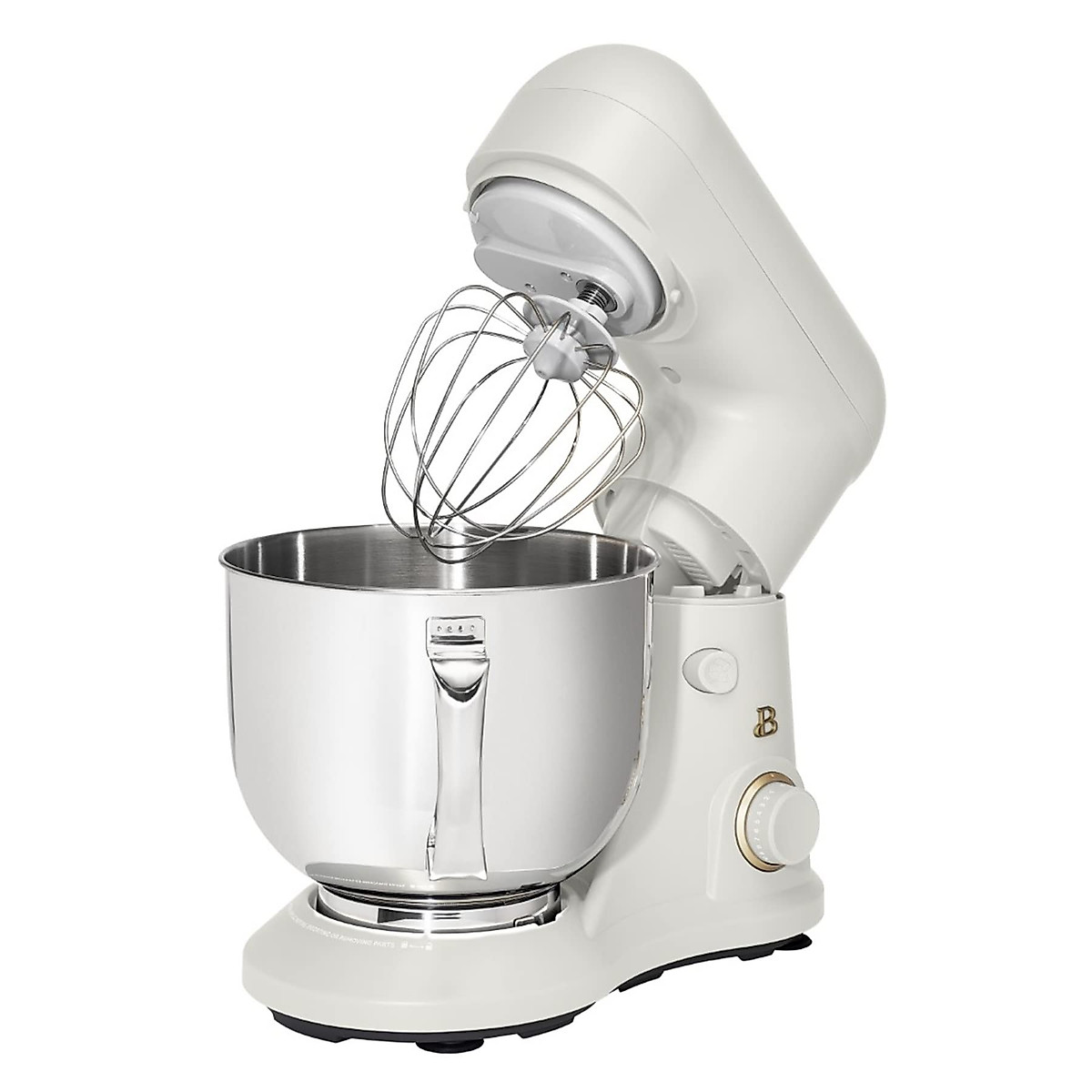 5.3QT Capacity Lightweight & Powerful Tilt-Head Stand Mixer (White)