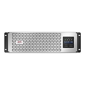 APC Smart-UPS 1500VA Lithium Ion UPS with SmartConnect, SMTL1500RM3UC, Pure Sine Wave, Short-Depth 120V Uninterruptible Power Supply