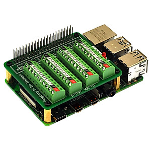 RPi GPIO Terminal Block Breakout Board HAT, for Raspberry Pi