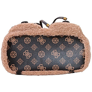 GUESS No Limit Flap Backpack, Mocha Multi