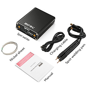 Mini Spot Welding Machine, 9 Gears Adjustable Portable DIY Spot Welder with Quick Release Pen Battery Plate Spot Welding,Mini Spot Weld Machine with Nickel Sheet and Charging Cable