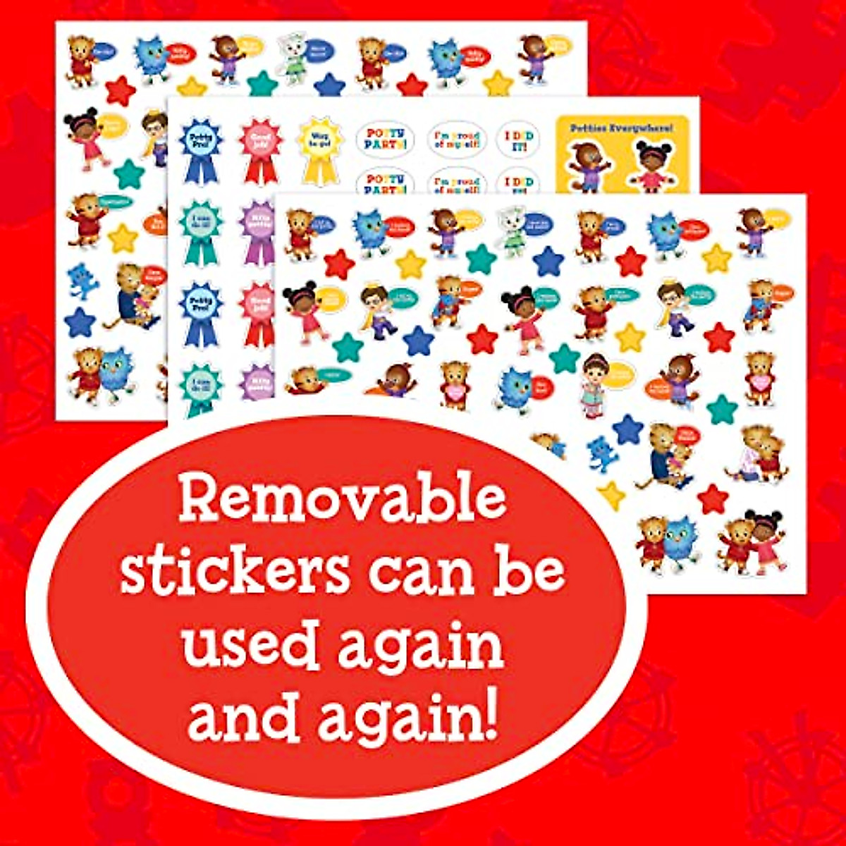 Daniel Tiger Potty Training Reward Chart, Potty Time With Daniel! Workbook Includes Stories, Activities, Stickers, and Sound Button! (Daniel Tiger's Neighborhood)