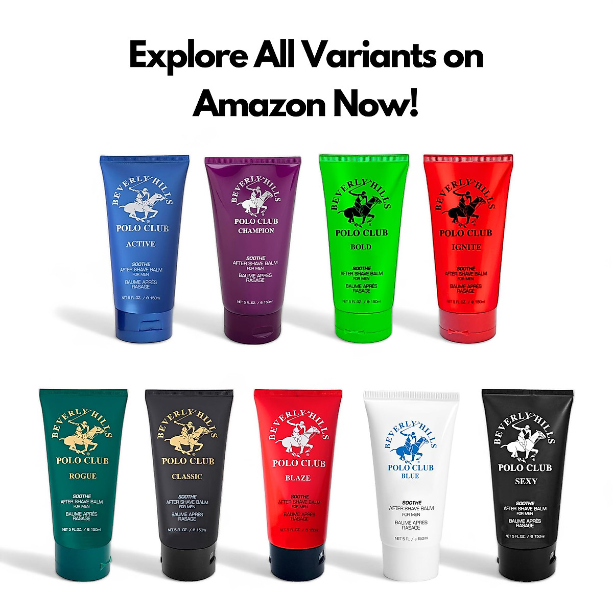 BHPC Blaze by Beverly Hills Polo Club, 5 oz After Shave Balm for Men