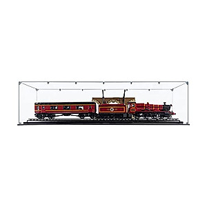 SONGLECTION Acrylic Display Case Compatible for Lego Harry Potter Express – Collectors' Edition #76405, Dustproof Display Case (Case Only) (Lego Sets are NOT Included)