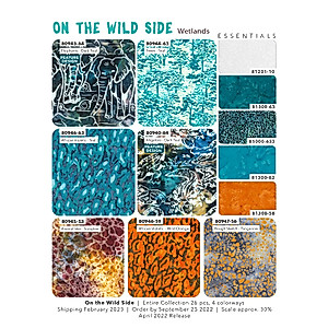 Banyan Batiks On The Wild Side Giraffes, Fabric by The Yard (Hazelwood)