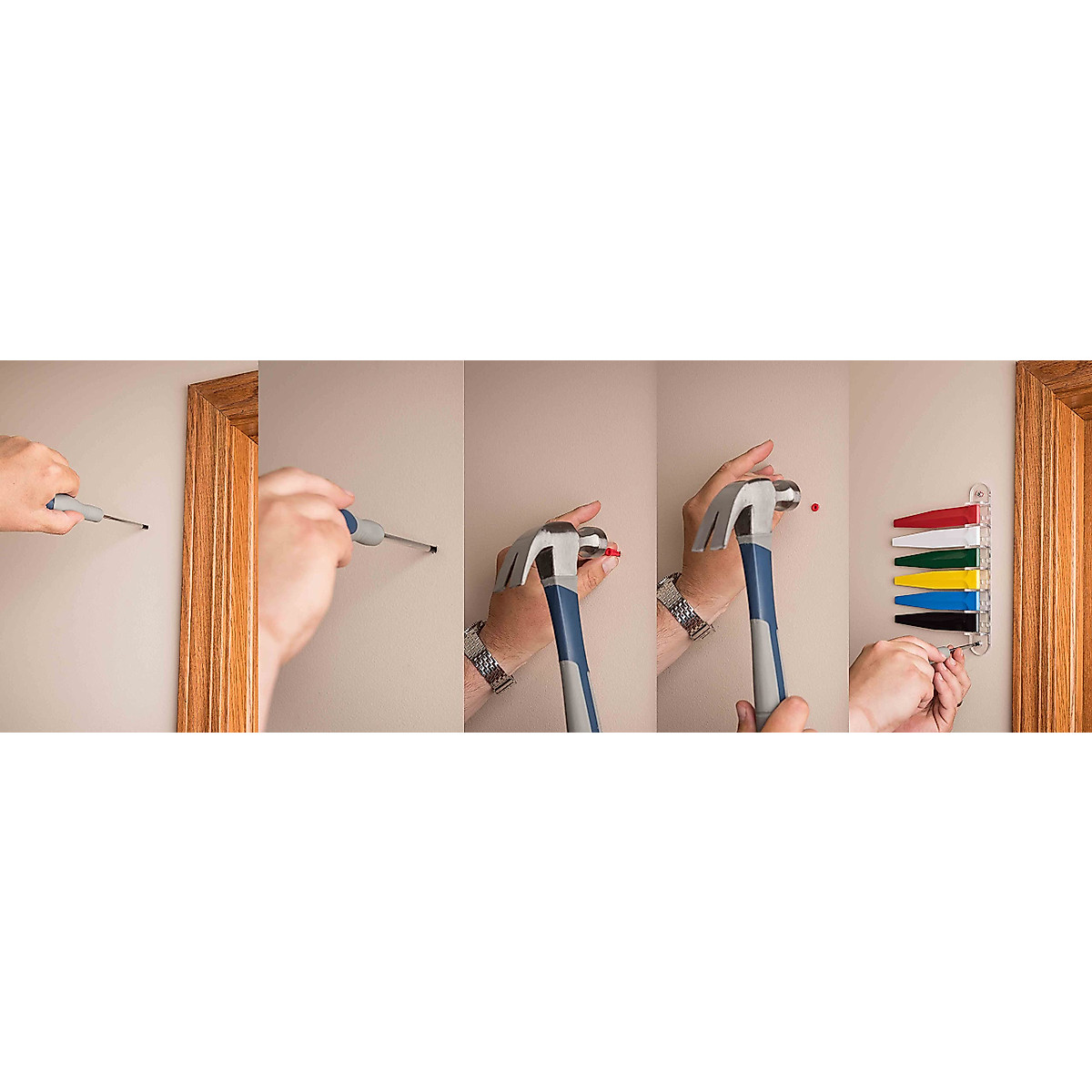 Kull Industries Exam Room Flags, Medical Door Flags for Doctor Offices, Hospitals, Clinics, Easy Identification, Durable, Reliable Room Status Sign, Designer Colors, 4 Flag System, 7-Inch