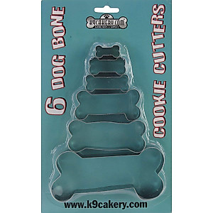 K9Cakery 6 Bone Shaped Cookie Cutters