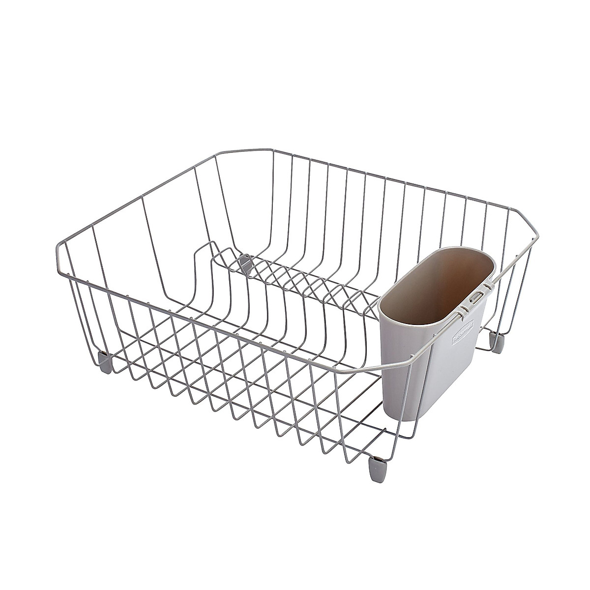 Rubbermaid Disinfectant Dish Drainer, Small, White