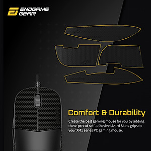 ENDGAME GEAR Lizard Skins DSP Grip Covers for XM1 Gaming Mouse, Black