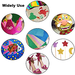 FOPINOA 20PCS Glitter Faux Leather Sheets, 8.26 x 11.8 Inch Faux Leather Fabric Sheets A4 PU Faux Leather Sheets for DIY Crafts, Jewelry Making, Sewing, Craft Making