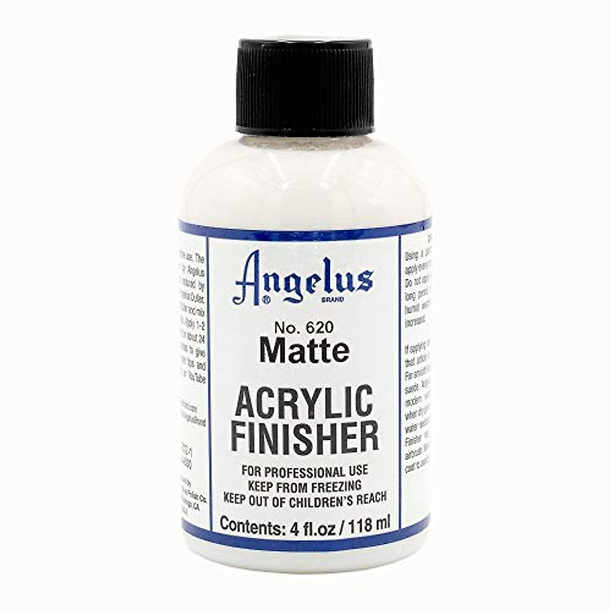 Angelus 620 Matte Acrylic Finisher, 4 Fl Oz (Pack of 1), Clear