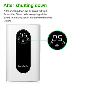 WSTA Portable Ozone Purifier,500mg/h Multipurpose Ozone Machine for Air, Water, Food, Home, Room, Office