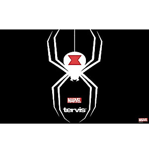 Tervis Marvel - Black Widow Triple Walled Insulated Tumbler Travel Cup Keeps Drinks Cold & Hot, 20oz Legacy, Stainless Steel