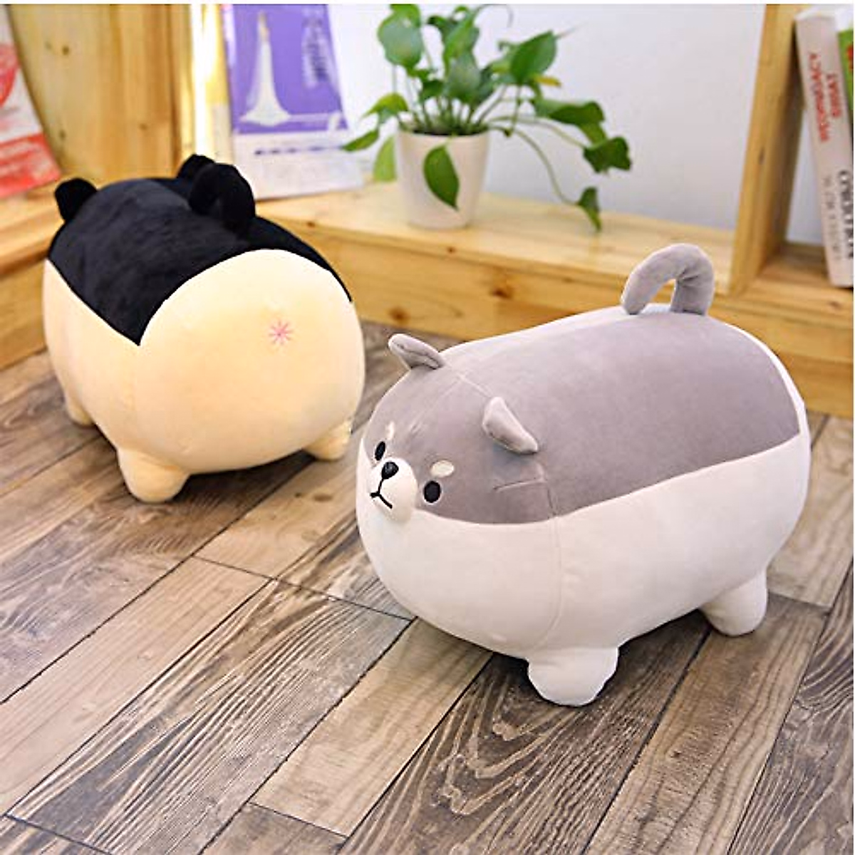 OUKEYI Stuffed Animal Shiba Inu Plush Dog Toy Anime Corgi Kawaii Plush Soft Pillow, Plushies Shiba Inu Plush Plush Toy Pillows Doll Dog,Plush Toy Gifts for Girl Boy (16 inch)