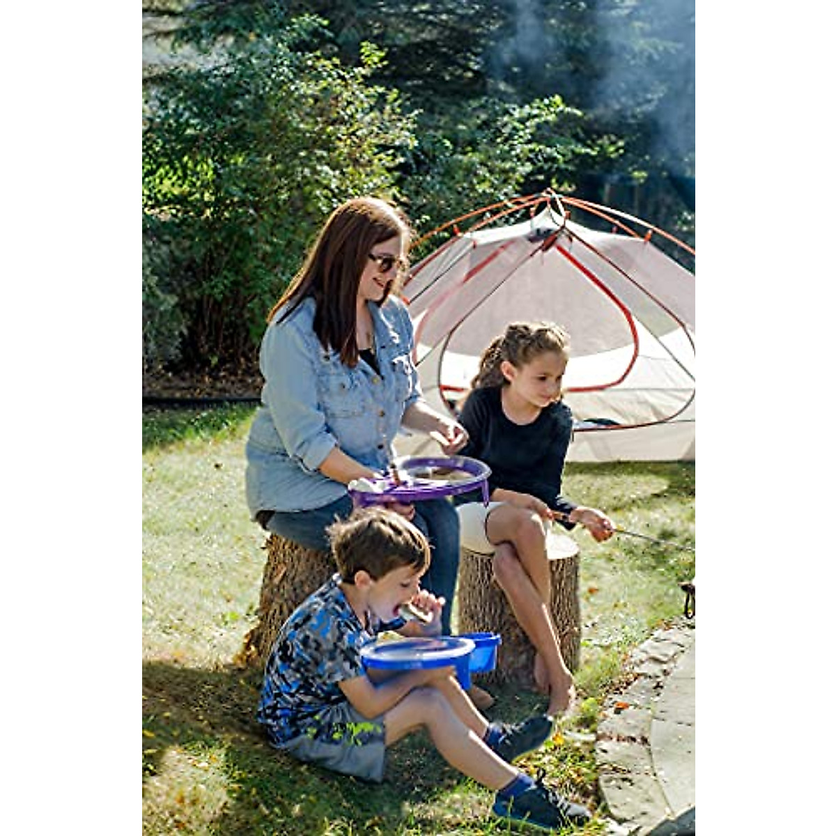 The Original Party Pal, All-In-One Food Tray, Ocean Blue