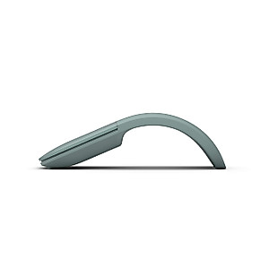 Microsoft ARC Mouse – Sage. Sleek,Ergonomic design, Ultra slim and lightweight, Bluetooth Mouse for PC/Laptop,Desktop works with Windows/Mac computers