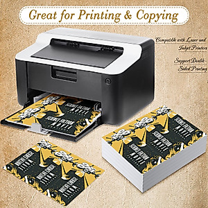 1000 Sheets Perforated Paper for Statements Invoices Gift Certificates Coupons 8-1/2" x 11" Letter Size Perforated Paper 20 lb 75 GSM 2 Horizontal Perfs 3 2/3" and 7 1/3" from Bottom