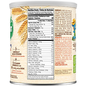 Nestle Nestum Infant Cereal, Wheat & Honey, Made for 12 Months & Up, 10.6 Ounce Canister (Pack of 2)