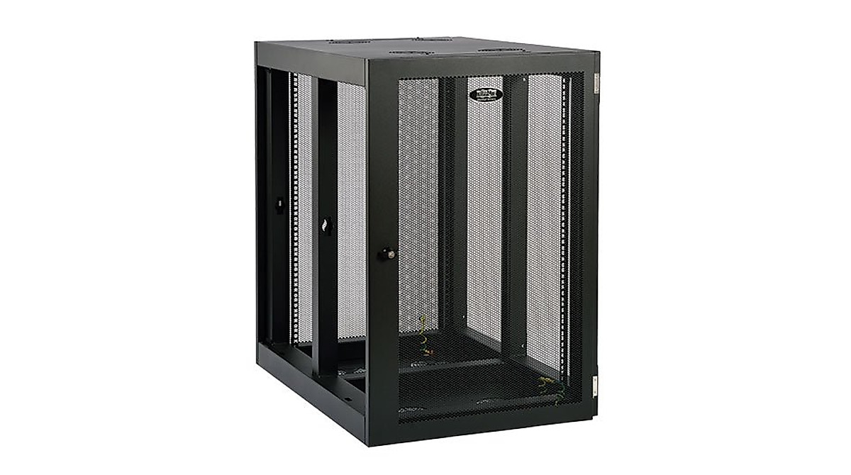 TRIPP LITE 18U Heavy Duty Wall Mount Rack Enclosure Cabinet Side Mount ...