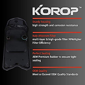 6.7 Cummins Crankcase Ventilation Filter Replaces# CV52001 68002433AB, 4936636, 904-418 Fits for 2008-2021 Dodge Ram 2500 3500 4500 5500 6.7L ISB Diesel Engines Crankcase Breather Element CCV Filter