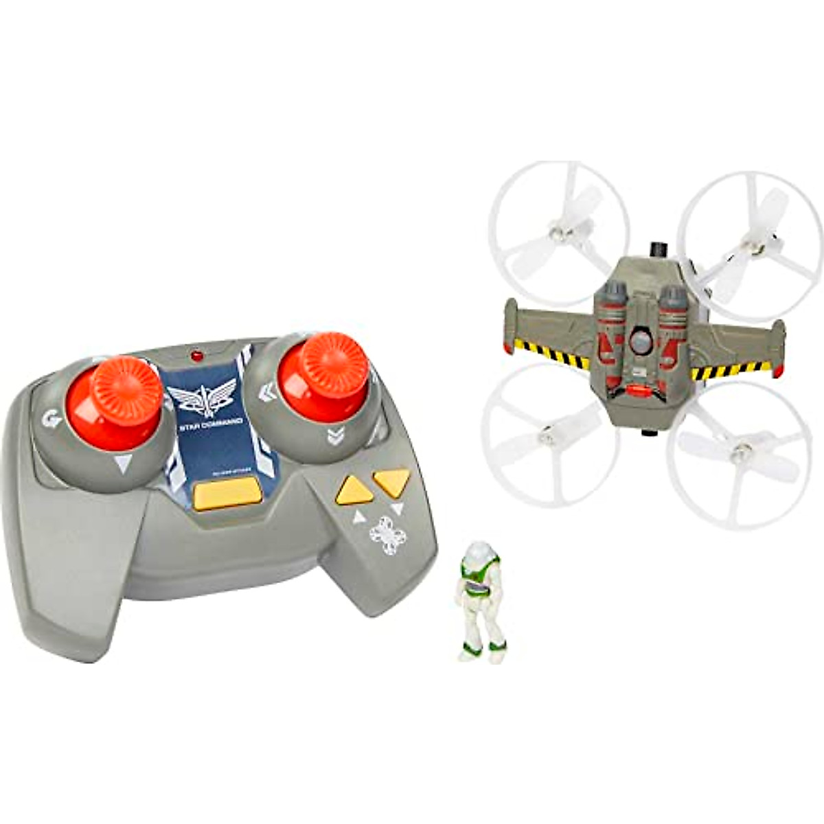 Hot Wheels Rc Space Ranger Jetpack & Buzz Lightyear Figure, Remote-Control Flying Ship From Disney and Pixar Movie Lightyear