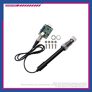OCESTORE PH Value Detect Sensor Module PH0-14 + PH Electrode Probe BNC for Arduino PH Value Detect Sensor