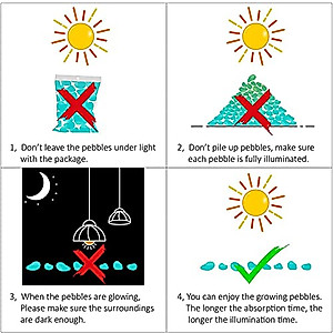 ZFFLYH Princess Mononoke Tree Spirits with Glow in The Dark Rocks and Tree Stump, 62Pcs Luminous Ghost Micro Landscape for Landscape Garden Decoration,Blue