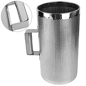 12" x 6" Stainless Steel Guiro Instrument Latin Percussion Metal Guiro Shaker with Scraper Percussion Instrument