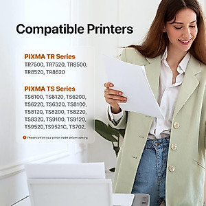 PGI-280XXL/CLI-281XXL 5 Color Value Pack Replacement for Canon 280 281 Ink Cartridges Compatible with PIXMA TR7520 TR8520 TS6120 TS6220 TS8120 TS8220 TS9120 TS9520 TS6320 TS9521C Printer