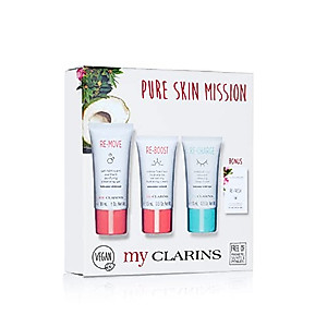 My Clarins Starter Kit | 4-Piece Vegan Skincare Gift Set | Limited Edition | $23 Value