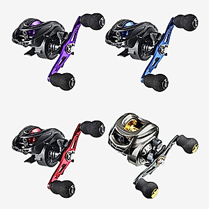 Menolana Fishing Reel, Gear Ratio 6.3:1 8kg Max Drag, Baitcaster for Fishing, Right Hand