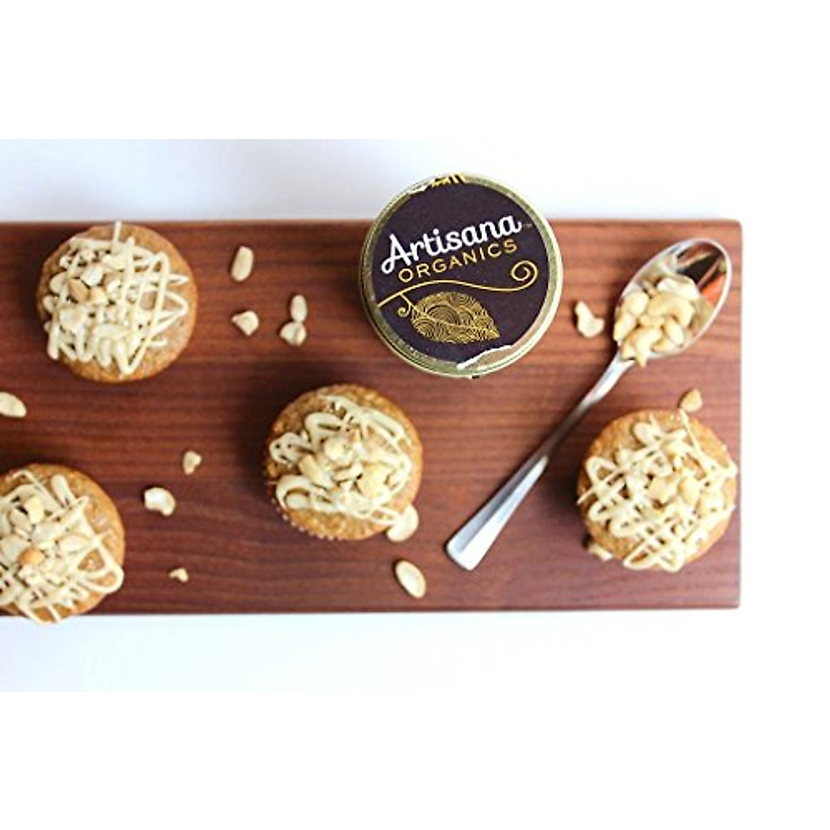 Artisana Organics Raw Cashew Butter - No Sugar Added, Vegan and Paleo Friendly, Non GMO, 14oz Jar