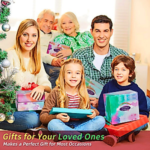 Bath Bombs Gift Set - 48 Organic Bath Bombs with All Natural Essential Oils, Shea Butter to Moisturize Skin & Stress Relief, Christmas Gifts for Women Mom, Stocking Stuffers for Adults Kids Girls