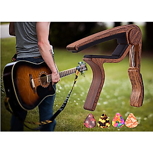 Capo,Sound harbor Guitar Capo Professional Quick-Change Capo for Acoustic Electric Guitar,Ukulele,Mandolin,Banjo