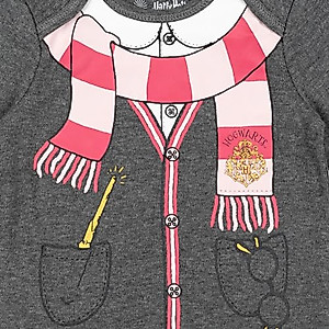 Harry Potter Hermione Baby Girls 3 Pack Bodysuit red/pink/heather grey 12 Months