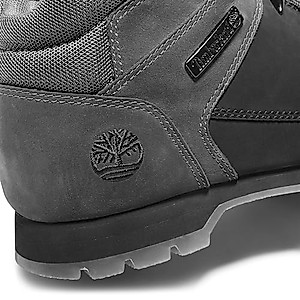Timberland Men's Euro Sprint Hiker, Black Nubuck, 41.5