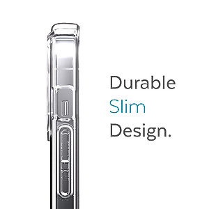 Speck MagSafe Case for iPhone 13 Pro - Drop & Camera Protection, Clear Phone Case, Wireless Charging Compatible - Clear