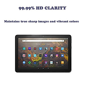 [2 Pack]-TiKeDa Screen Protector for Amazon Kindle Fire HD 10 2021 Tablet /Fire HD 10 Plus/Fire HD 10 Kids/Fire HD 10 Kids Pro Tablet [2021 Release 11th Generation 10.1inch]Tempered Glass High Definition