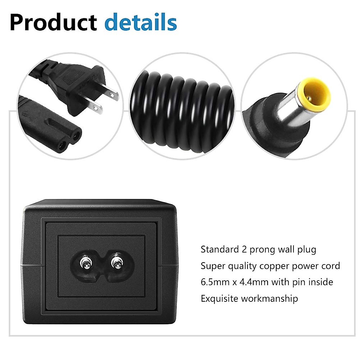 SHNITPWR 14V Power Cord for Samsung Monitor 14V 3A 2.5A 2.14A 1.78A 42W Power Supply AC DC Adapter for Samsung SyncMaster 15" 17" 18" 19" 20" 22" 23" 24" 27" Screen TFT LED LCD TV Monitor