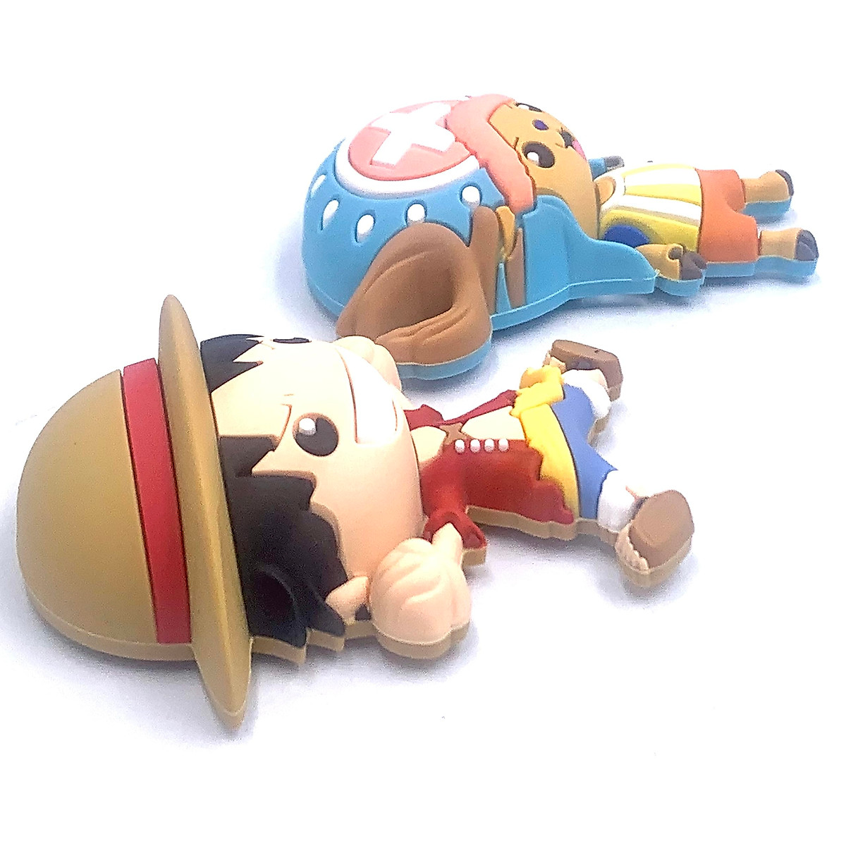 Monogram One Piece Monkey D. Luffy & Tony Tony Chopper 2 Piece 3D Foam Figure Magnet Set - Magnet for Refrigerators and Lockers