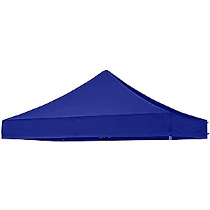 8x8 Canopy Replacement Top, Pop Up Canopy Tent for Commercial Instant Outdoor Portable Patio Lawns Gazebo Outside Camping Blue