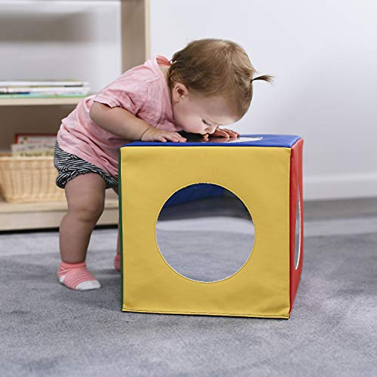 ECR4Kids SoftZone Mirror Cube, Sensory Toy, Assorted