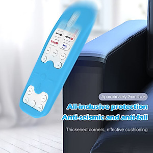 Silicone Protective Case Compatible for Sony PS5 Remote Skin Case, Anti-Drop/Non-Slip Silicone Protective Cover ，Glow in The Dark （Glow Blue + Glow Green +Red）