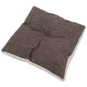 Pet Tent-Soft Bed for Dog and Cat by Best Pet Supplies - Brown Linen, 19" x 19" x H:19"