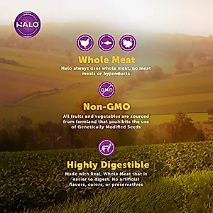 Halo Adult Wet Cat Food, Grain Free, Variety Pack 5.5oz Can (Pack of 12)