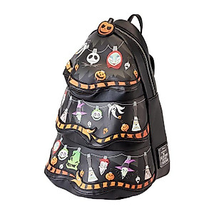 Loungefly Nightmare Before Christmas Tree String Lights Glow Mini Backpack