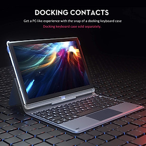 Dragon Touch 10 inch Android Tablet, 32GB ROM Storage, Octa Core Processor, 10" 2.5D G+G HD Display, 3GB RAM, Android 10 Tablet PC - Compatible Docking Keyboard