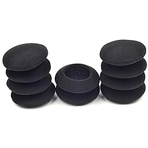 5 Pairs Sponge Foam Ear Pads Ear Cushions Covers Replacement for Sony MDR-G74SL Street Style, MDR-IF240R, MDR-15, MDR-NC6, MDR-NC5, MDR-210, MDR-101, SRF-HM33, SRF-H4 60mm