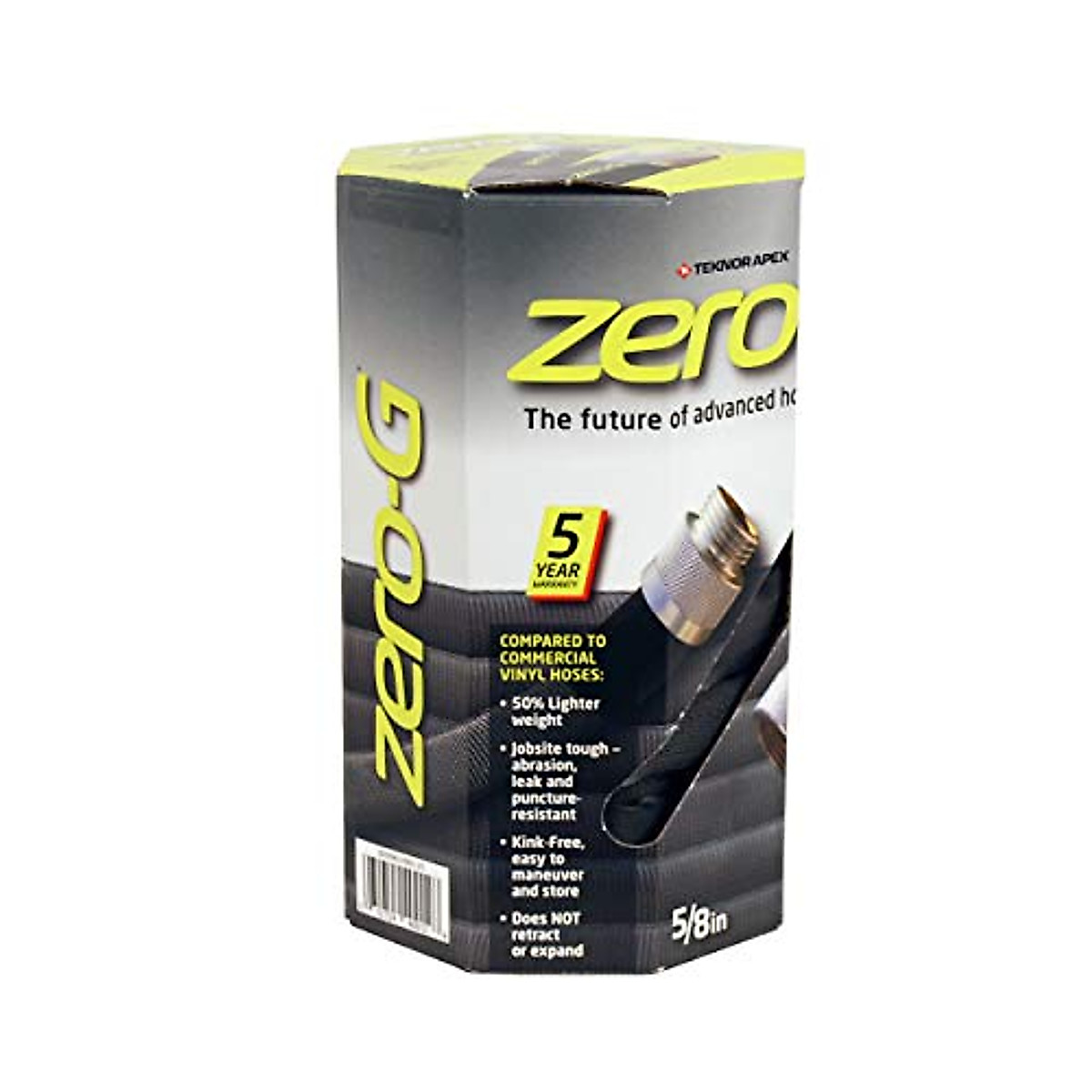 zero-G 25' Lightweight, Ultra Flexible, Durable, Kink-Free Garden Hose, 5/8-Inch by 50-Feet (5/8" x 50', 2-Pack) …