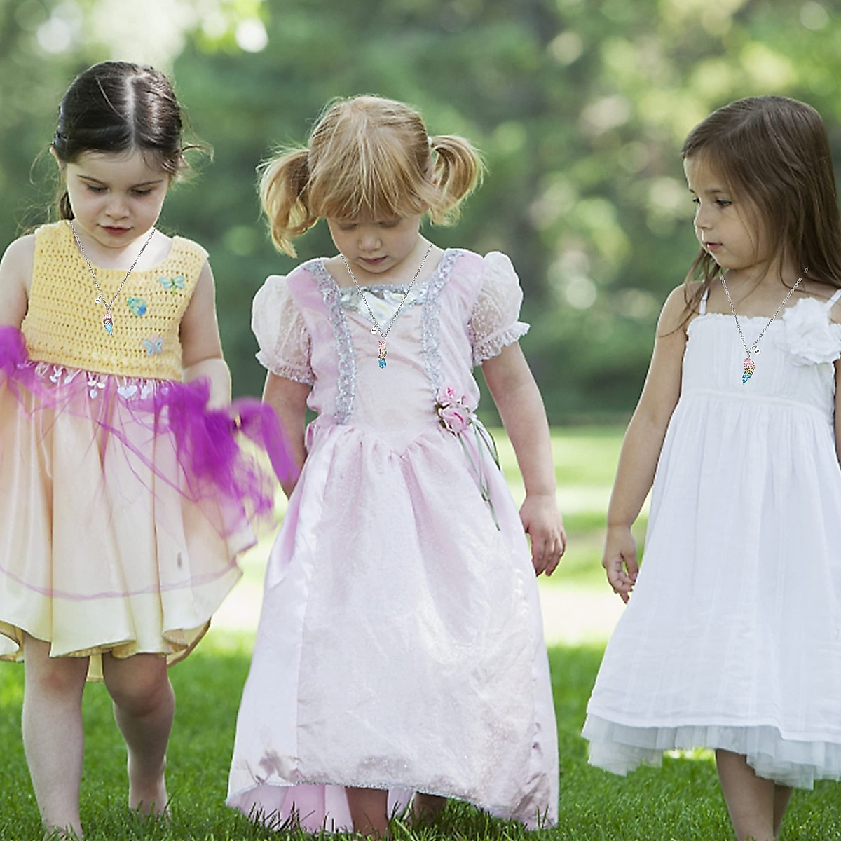 Hofar Best Friend Necklaces for 2,3,4 BFF Necklace for 2 BFF Necklace for 3 BFF Necklace for 4 Best Friends Matching Heart Necklace